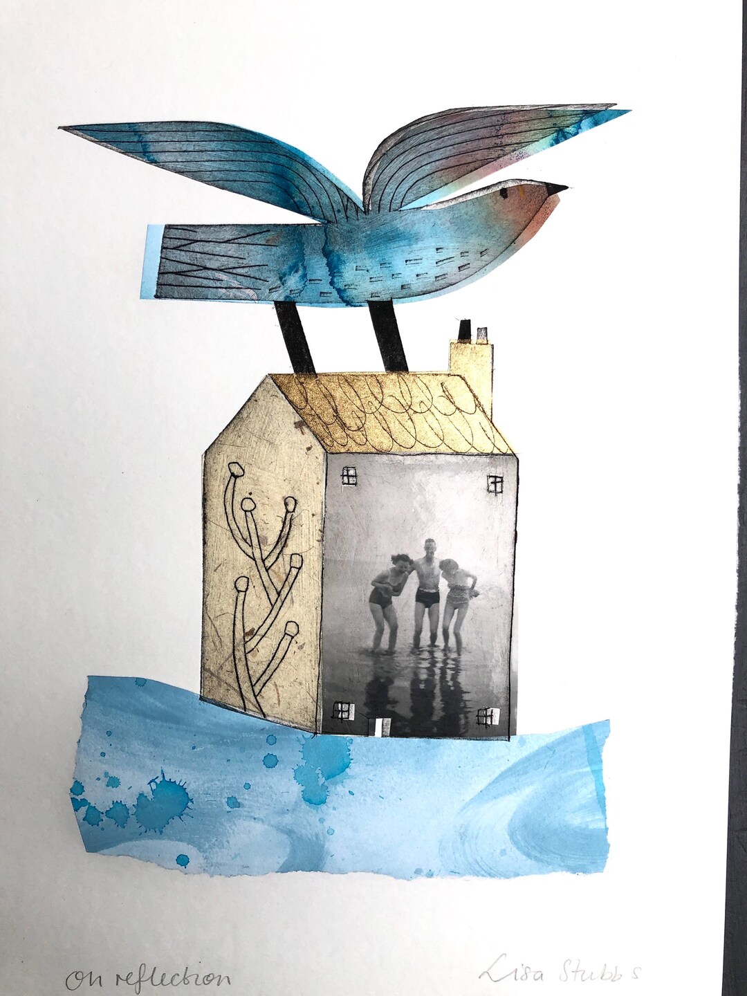 On Reflection - Original Intaglio Print Wall Art - Etsy