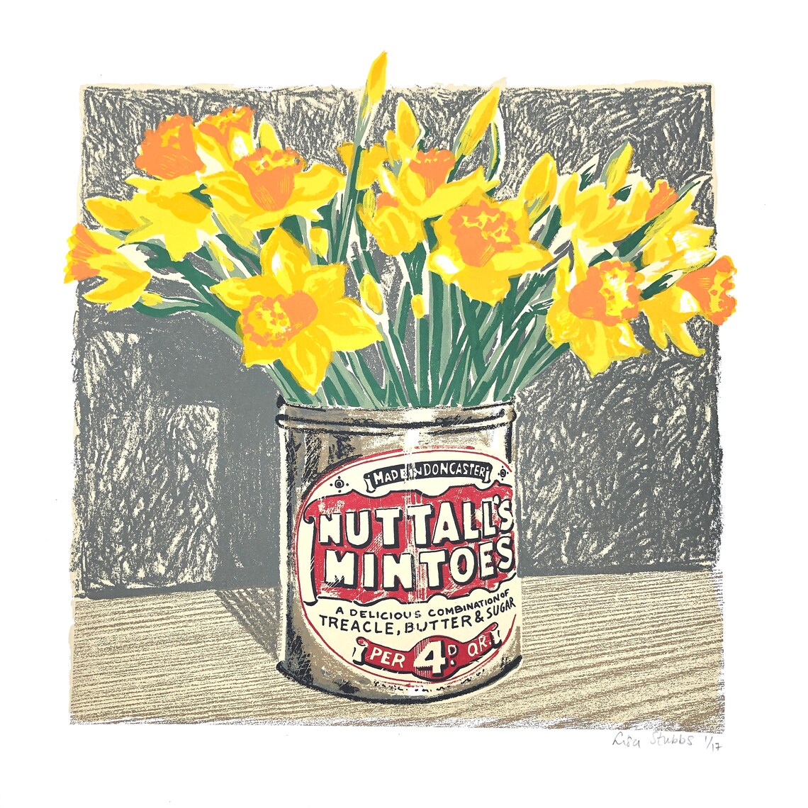 Daffies and Mintoes Original Screen Print Wall Art | Etsy