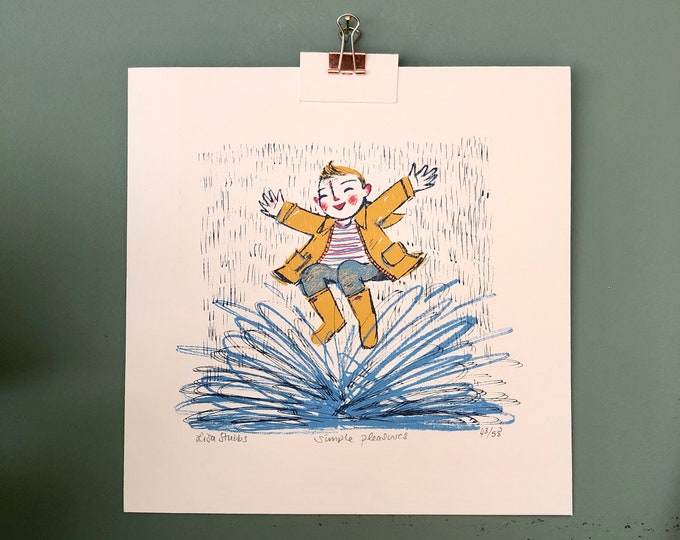 Simple Pleasures Screen Print - Etsy