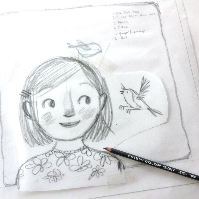 A Little Bird Told Me Screen Print Wall Art - Etsy