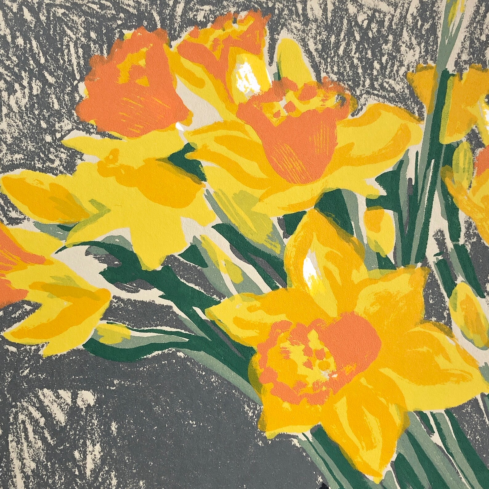 Daffies and Mintoes Original Screen Print Wall Art | Etsy