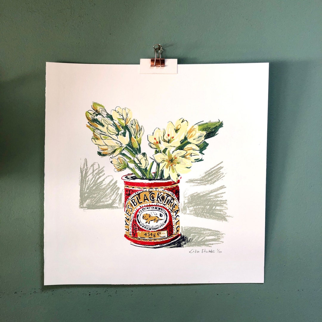 Flowers and Treacle Original Screen Print Wall Art - Etsy