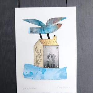 On Reflection - Original Intaglio Print Wall Art - Etsy