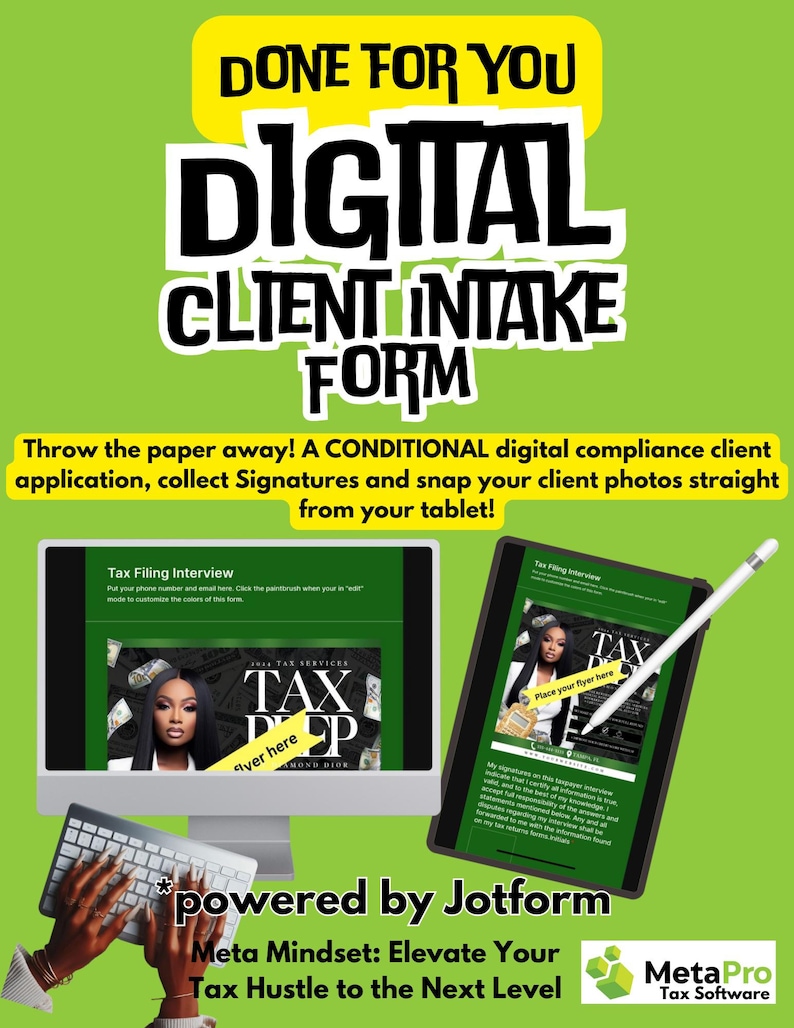 Digital Client Intake Form for Tax Professionals – Fully Automated ...