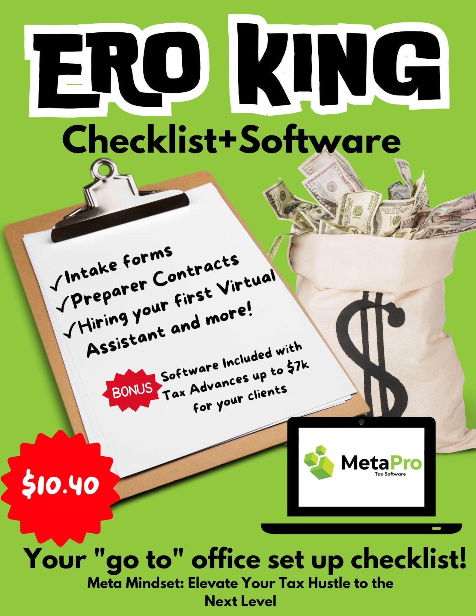 EFIN Office CHECKLIST and Tax SOFTWARE - Etsy