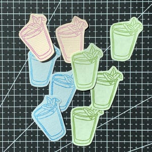 Mint Cocktail Rubber Stamp, Hand Carved Stamp by Nova, Rubber Stamp ...