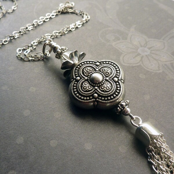 Silver Tone Tassel - Etsy