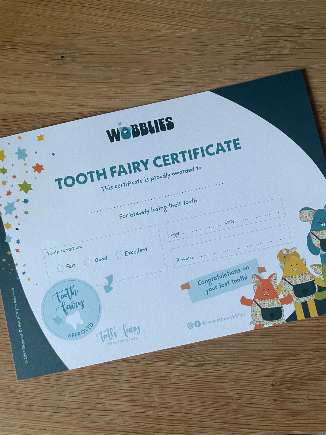 Tooth Fairy Certificate, First Tooth Certificate, Editable Tooth Fairy ...