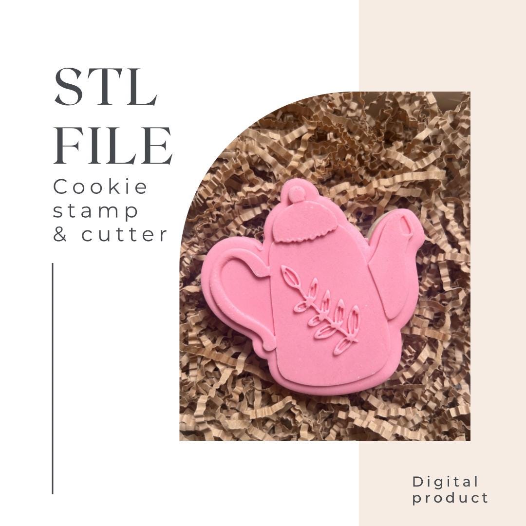Country Teapot STL File - Etsy