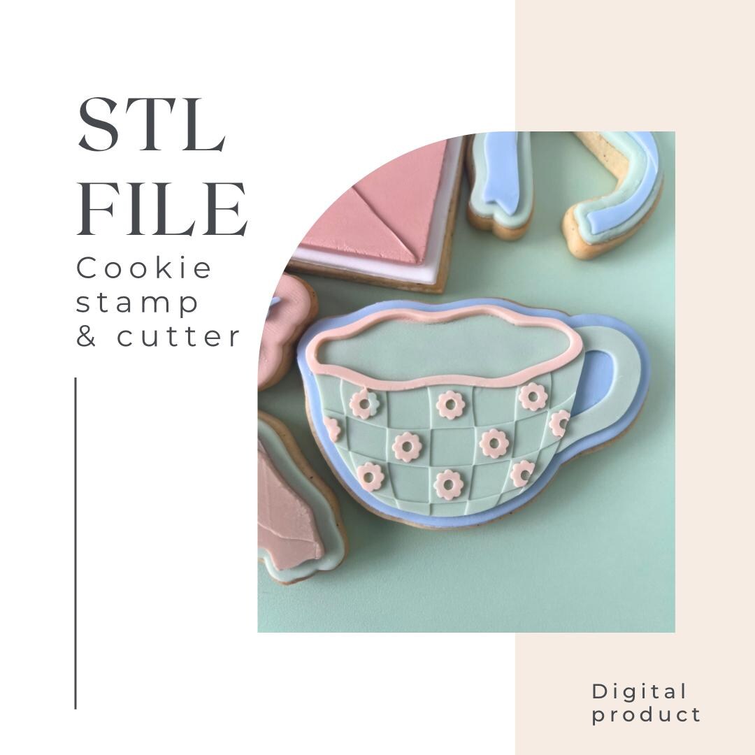 Wavy Teacup STL File - Etsy