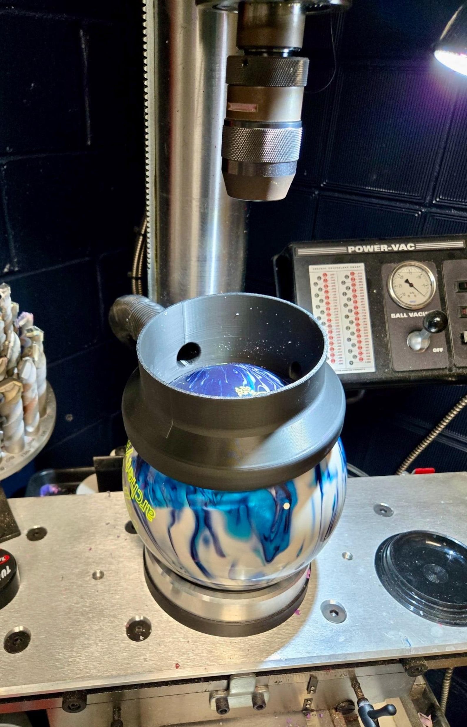 Plug Cutting Vacuum Shield and Adapters - Bowling Ball Drilling Tool - Etsy