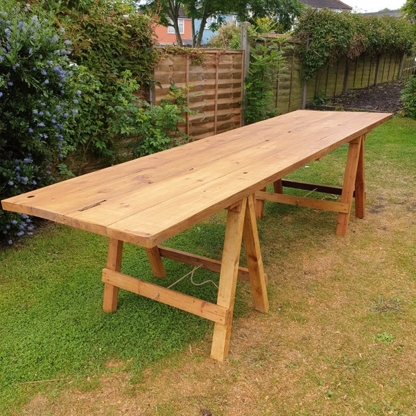 Trestle Table - Etsy