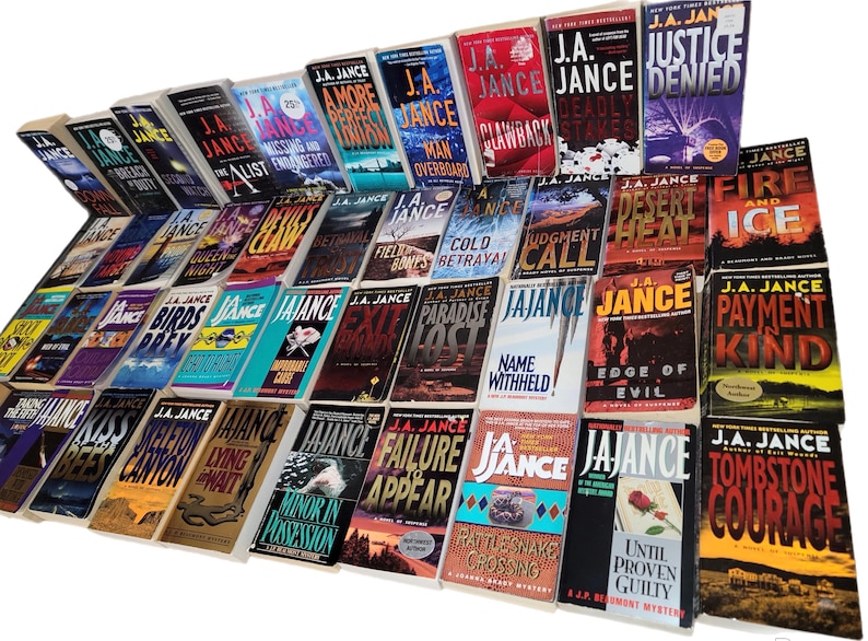 J.A. Jance Mystery Books Lot: Paperback Thrillers - Etsy