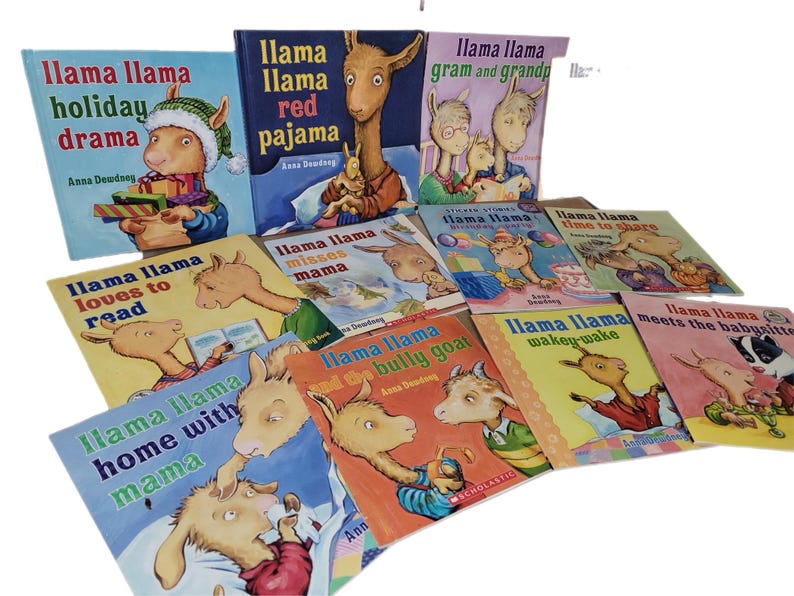 Llama Llama Kids Book Lot of 5: Anna Dewdney Picture Children Books - Etsy