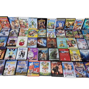 Lot of 10 Family Cartoon Dvds: Children's Movie Bundle - Etsy