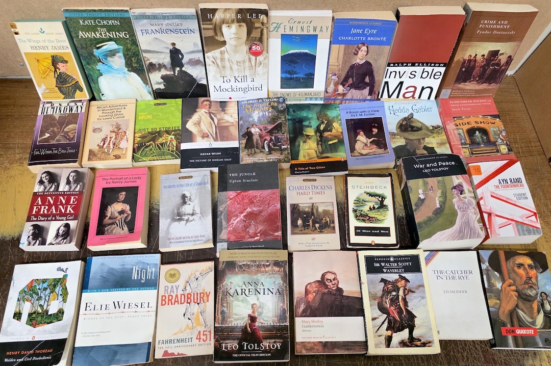 Vintage Paperback Book: Classic Literature - Choose Your Title - Etsy