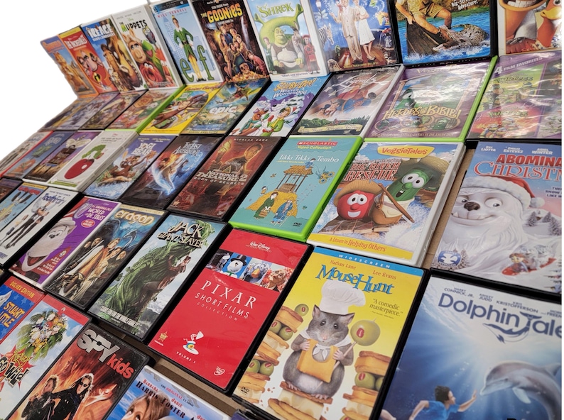 Family DVD Movie Lot: Kids Cartoon Films, Adventure Movies (you Choose ...