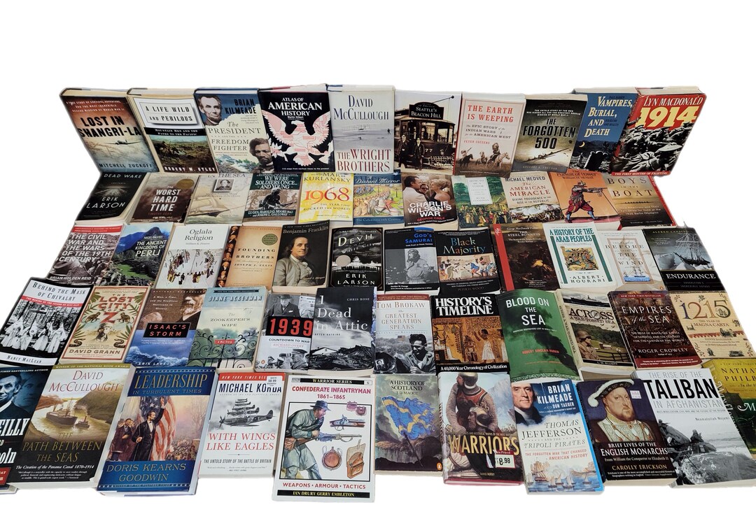 15 Lb. History Book Lot: US, World, Military, Ancient, Medieval - Etsy