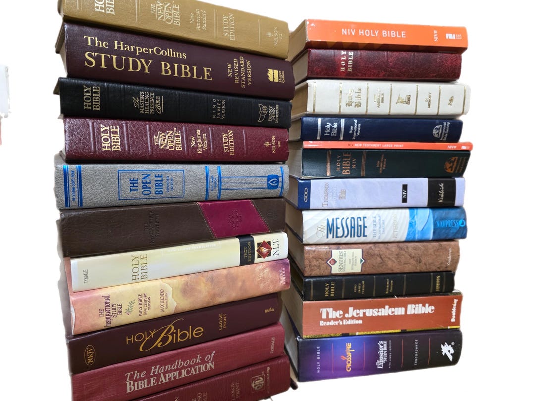 Bulk Bible Lot: Mixed Translations for Ministry Outreach - Etsy