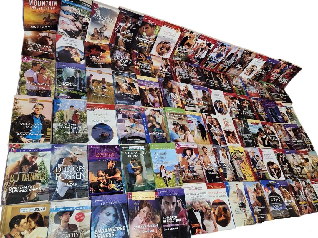 Lot of 20 Harlequin Romance Paperback Books - Unsorted Random Mix - Etsy