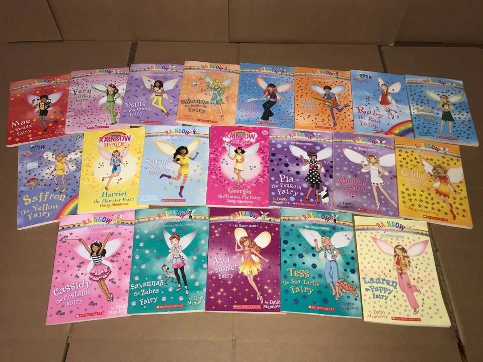 Lot of 10 Rainbow Magic Fairies Books - Daisy Meadows Chapter Stories ...