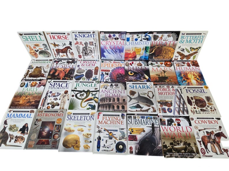 DK Eyewitness Books Lot of 10: Random Mixed Homeschool Reference Set - Etsy