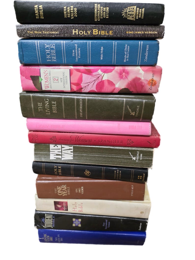 Bulk Bible Lot: Mixed Translations for Ministry Outreach - Etsy