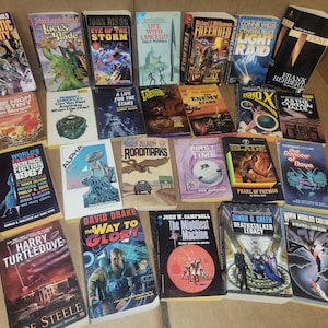 Lot of 20 Science Fiction Books Vintage Rare RANDOM Paperbacks Popular ...