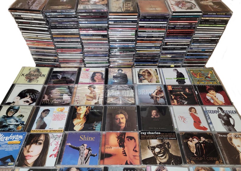 Curated Music CD Lot: Assorted Genres, Original Artwork (you Choose ...