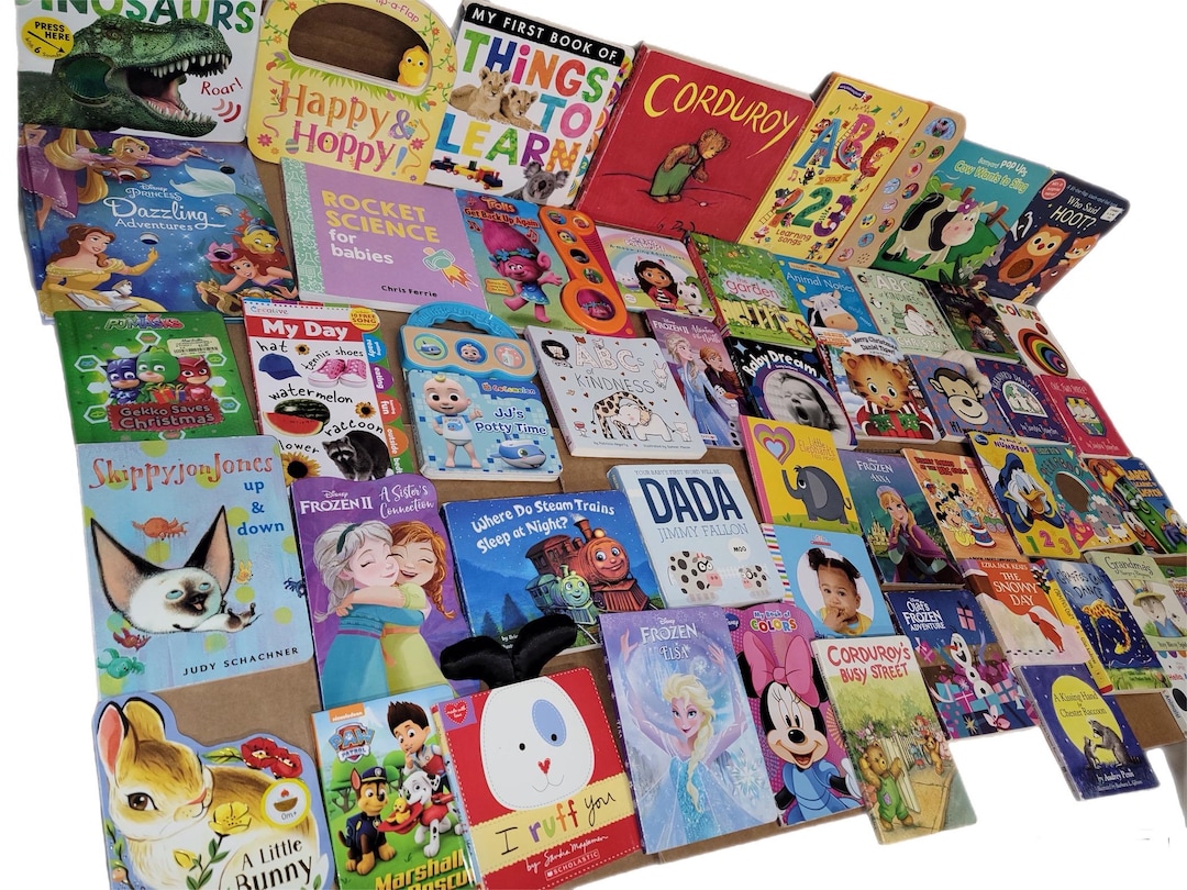 Children's Board Book Lot: Curated Mix for Toddler Daycare - INSTANT ...