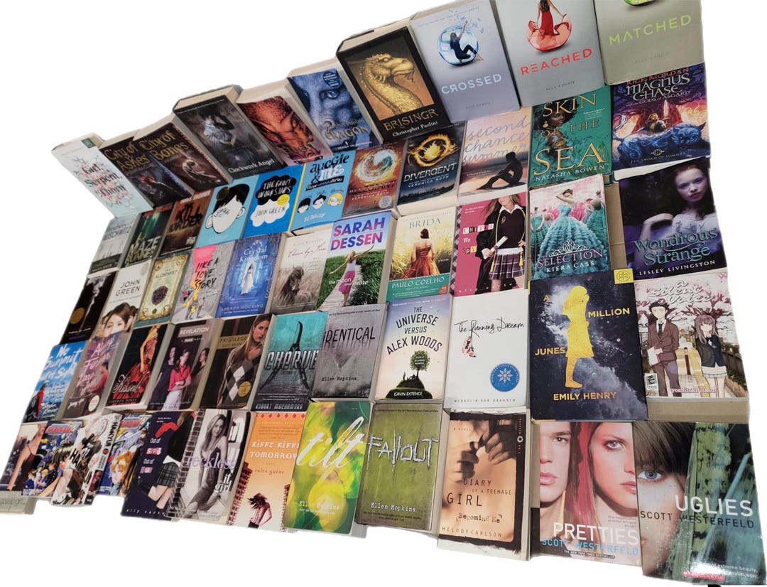 Lot of Young Adults Books YA Pre-teen Youth Random Collection Story ...