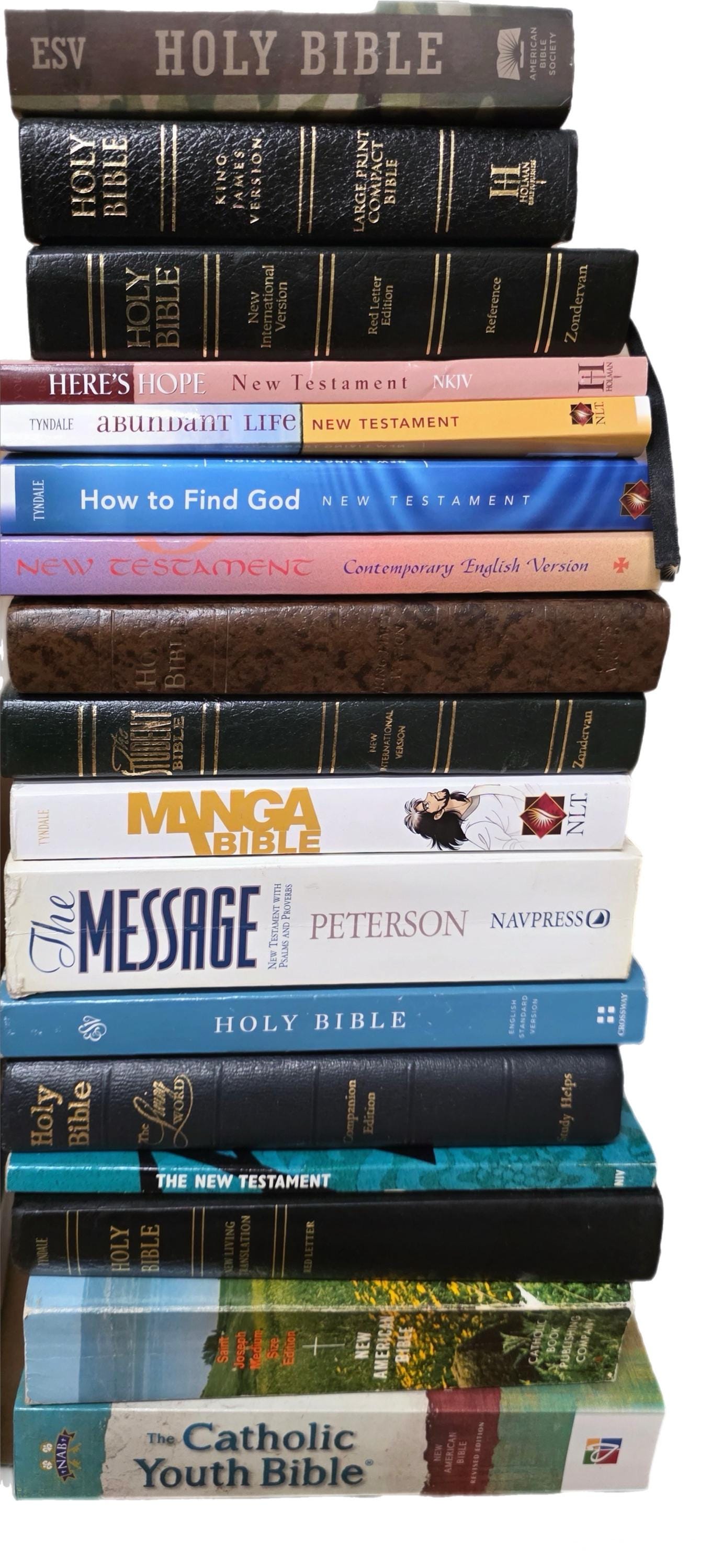 Bulk Bible Lot: Mixed Translations for Ministry Outreach - Etsy