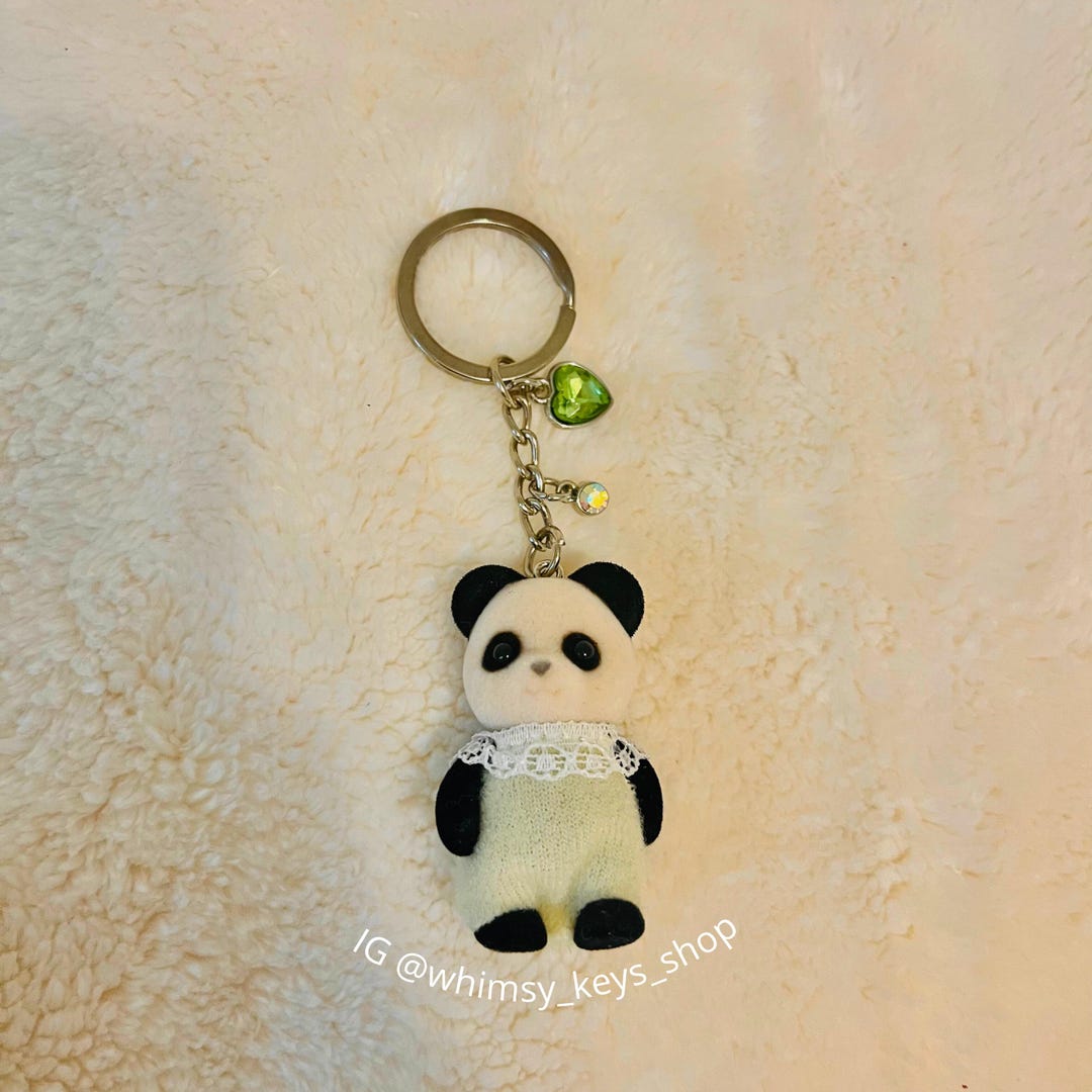 Calico Critter | Baby Panda Keychain - Etsy