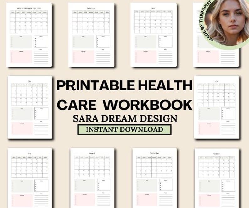 Printable Health Care Workbook - Etsy