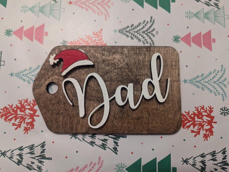 Personalized Christmas Gift Tags for Family - Etsy