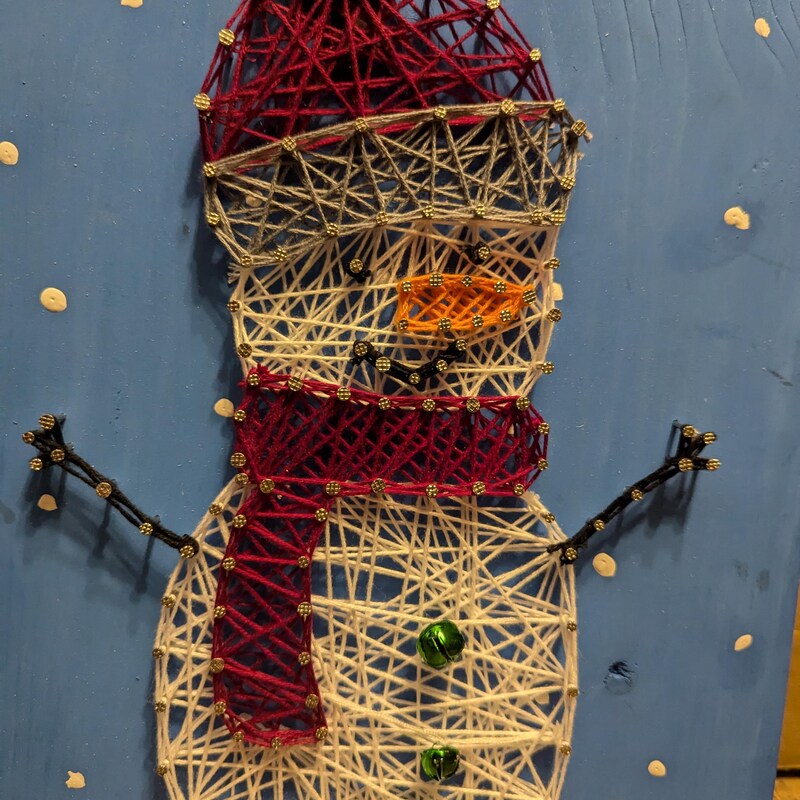 Snowman String Art - Etsy