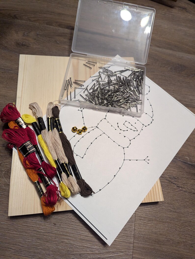 DIY Snowman String Art Kit - Etsy