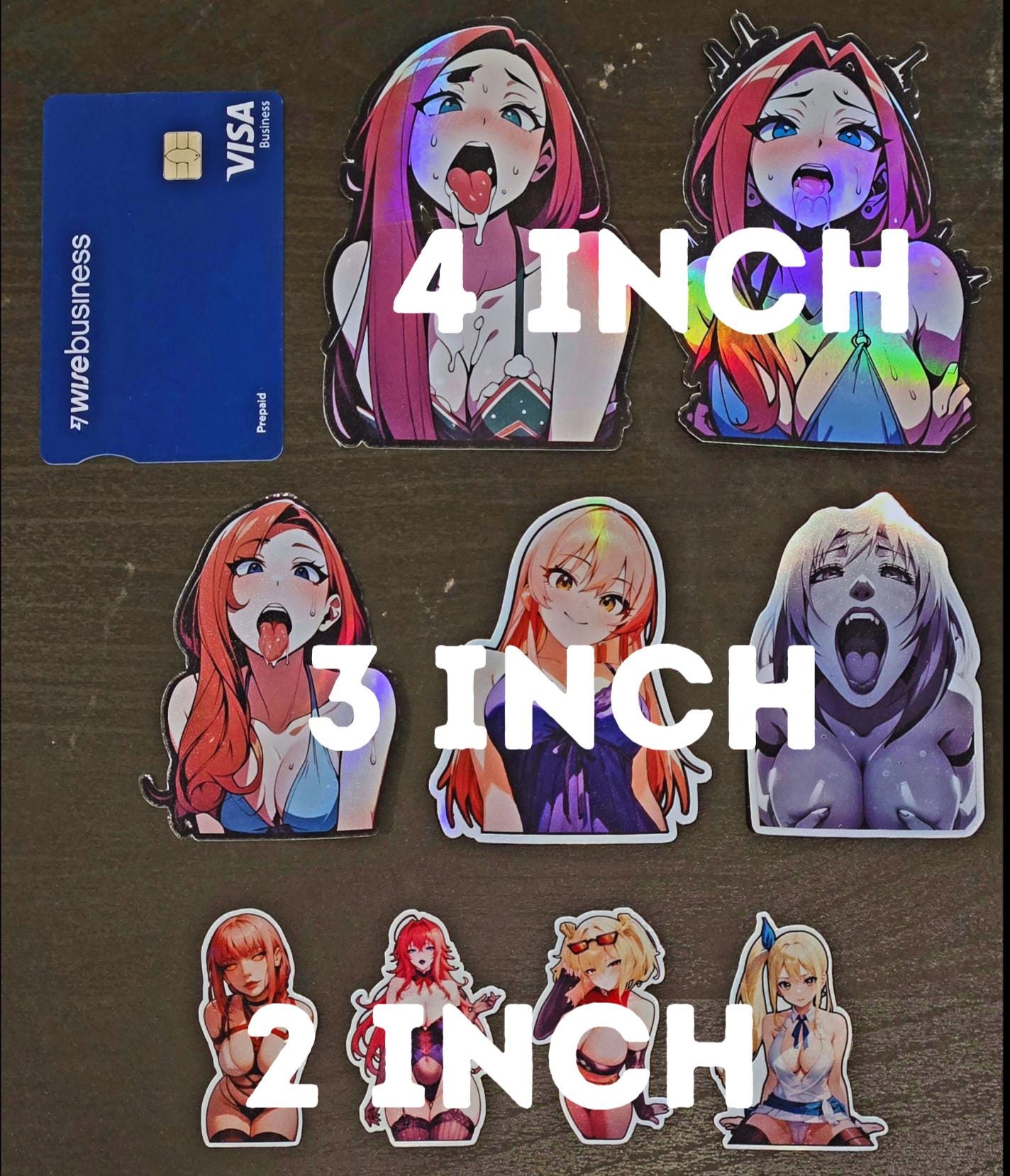 Waifu Mystery Anime Sticker Pack Bundle Waifu Sticker Sexy Anime Decal ...
