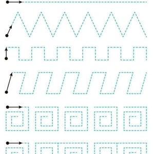 Line Tracing, Fine Motor Skill Activity Tracing, Tracing Practice ...