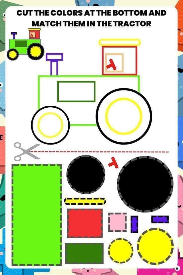 Preschool Fine Motor, Kid Art Project Printable, Fine Motor Skill ...