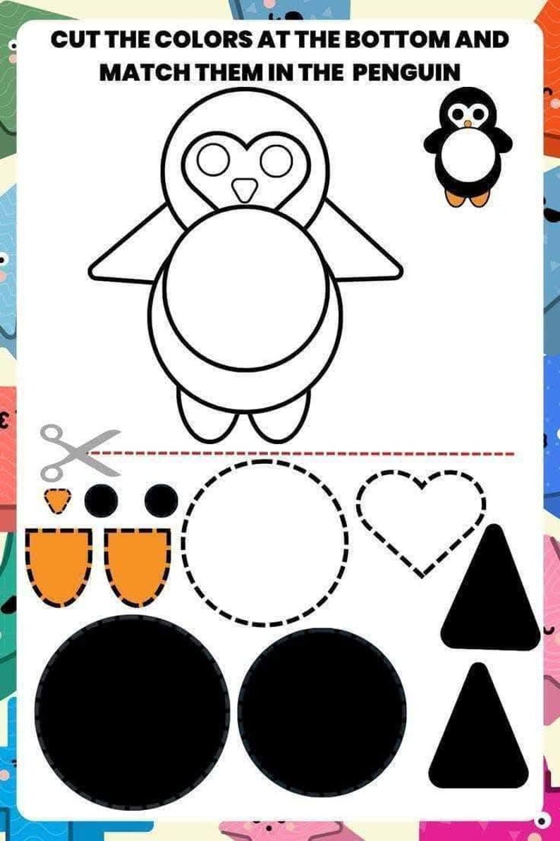 Preschool Fine Motor, Kid Art Project Printable, Fine Motor Skill ...