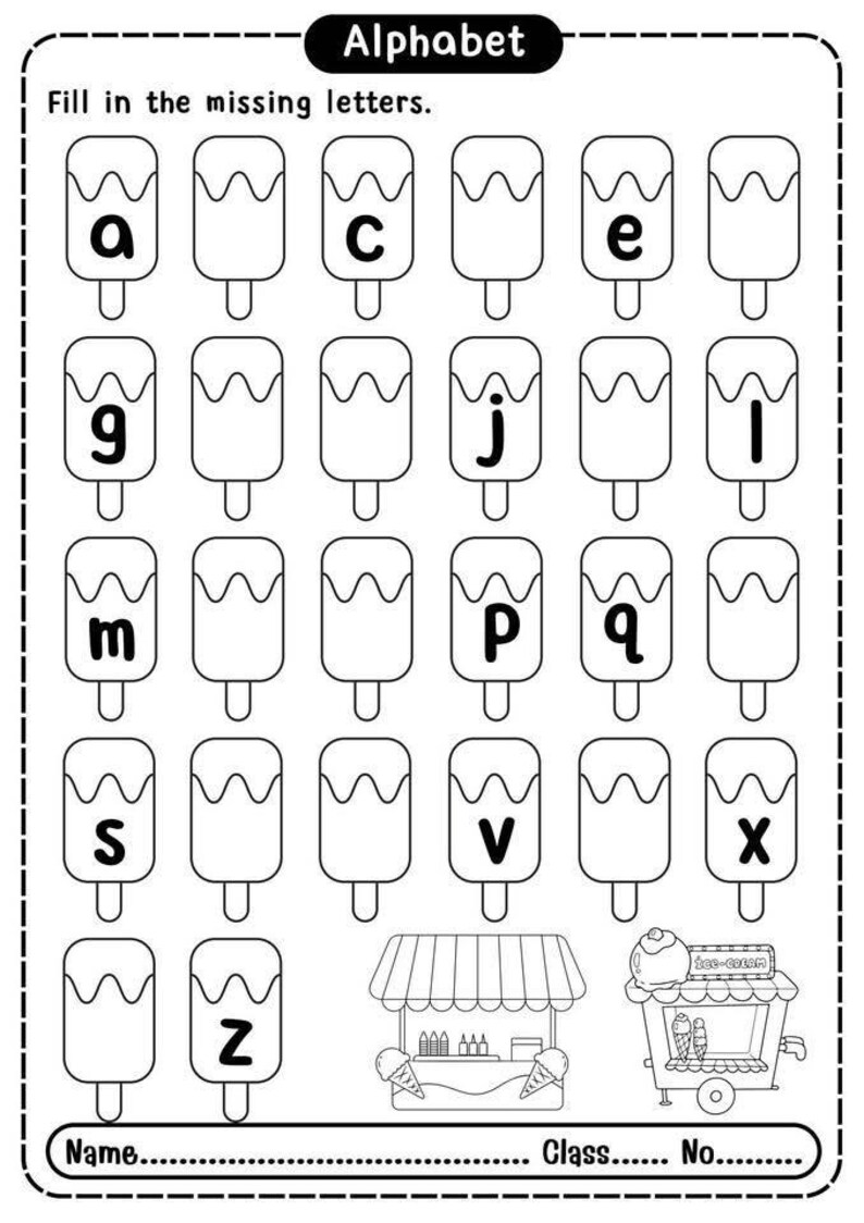 Uppercase and Lowercase Alphabet Practice Worksheets, Busy Book ...