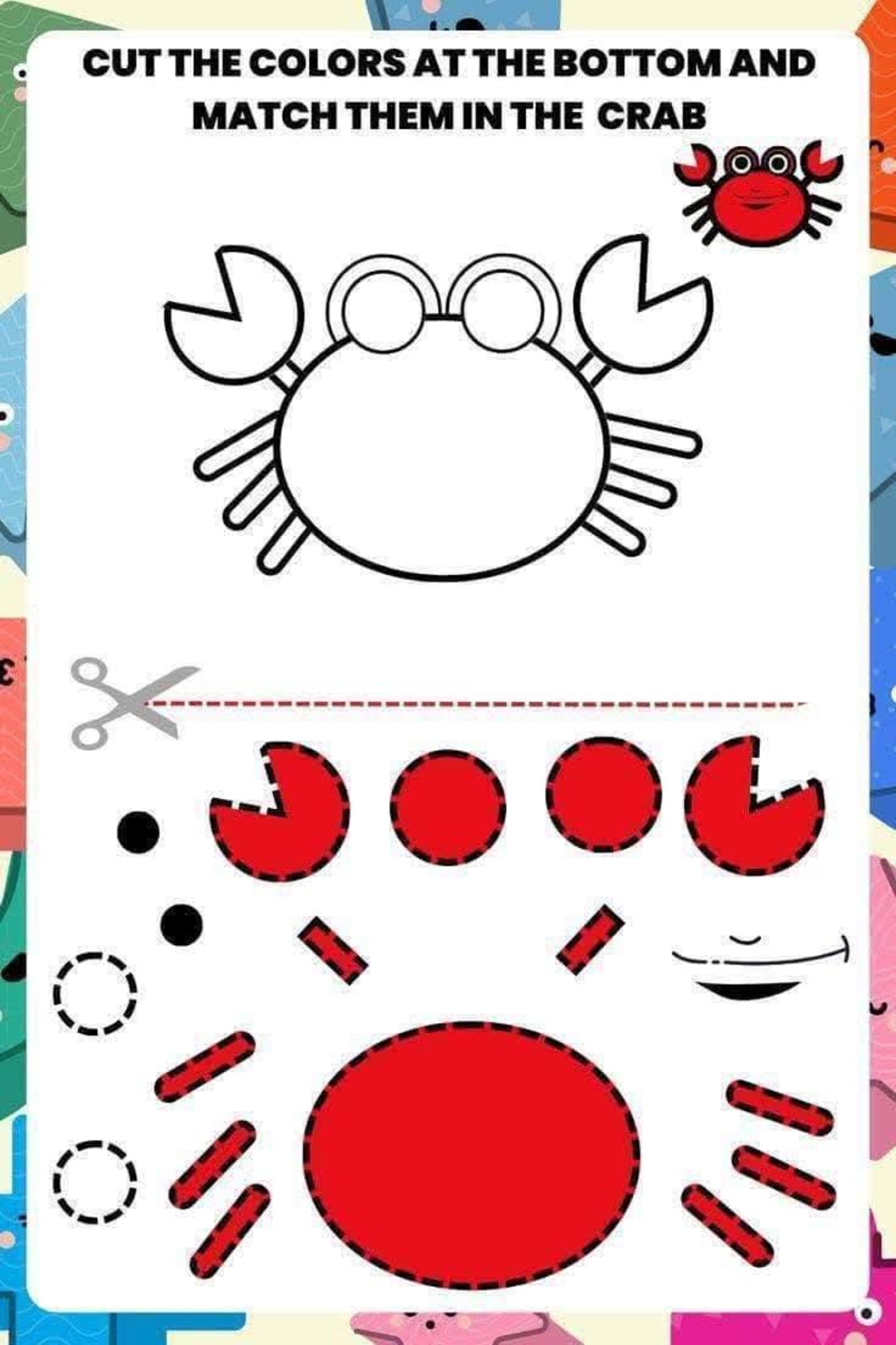 Preschool Fine Motor, Kid Art Project Printable, Fine Motor Skill ...