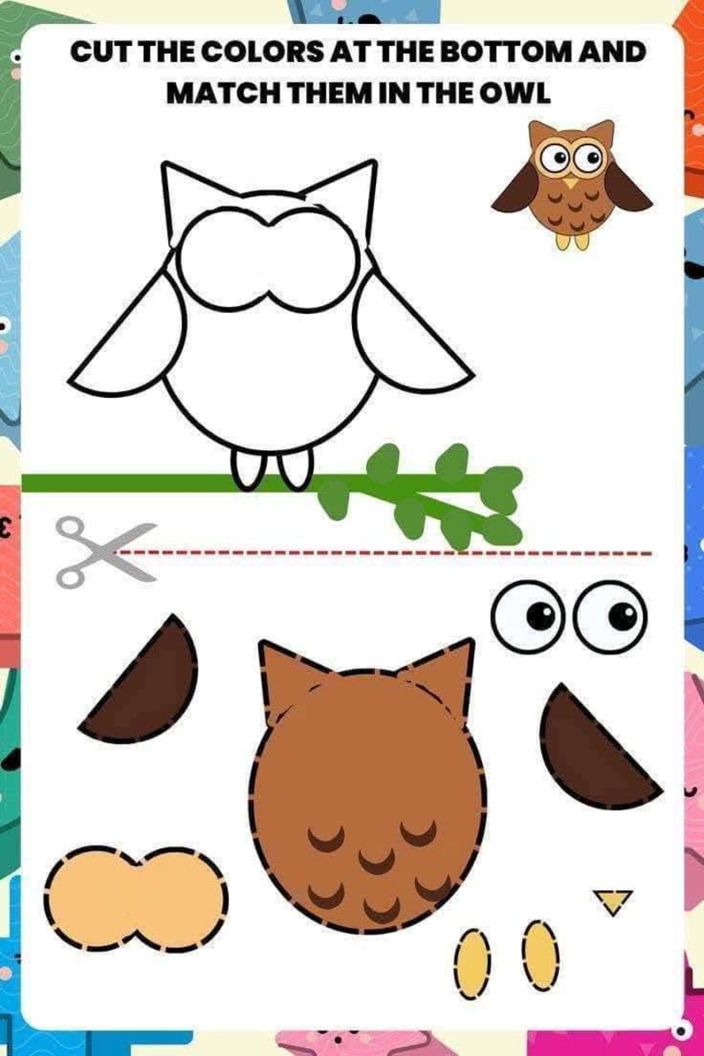 Preschool Fine Motor, Kid Art Project Printable, Fine Motor Skill ...