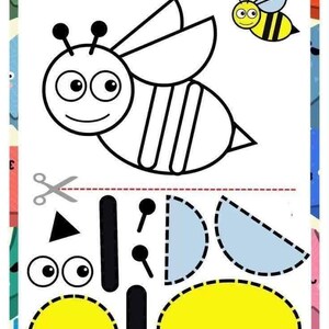 Preschool Fine Motor, Kid Art Project Printable, Fine Motor Skill ...