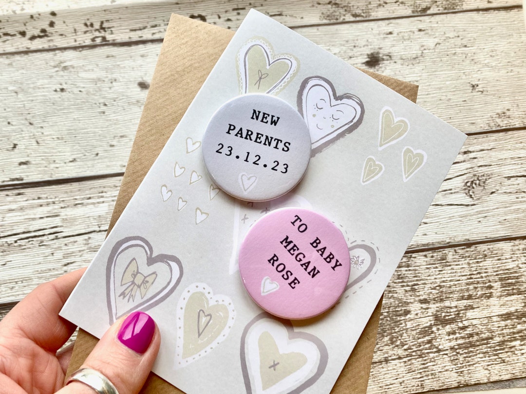 Personalised New Parents Card Mini Magnets New Baby Card New - Etsy