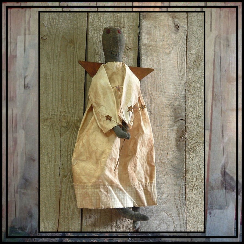 Primitive Angel Doll - Etsy