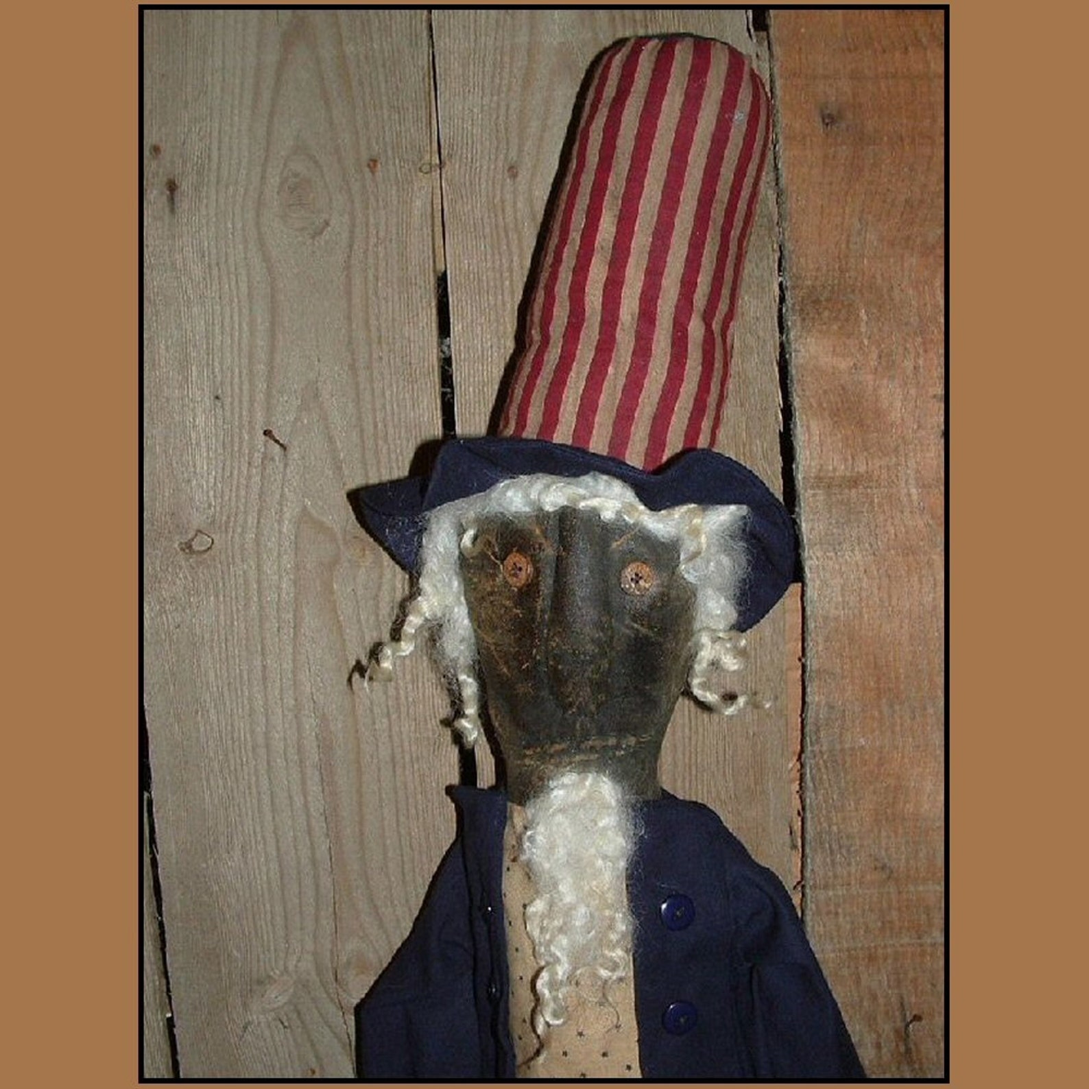 Primitive Folk Art Uncle Sam PDF Instant Download Sewing Pattern HAFAIR ...