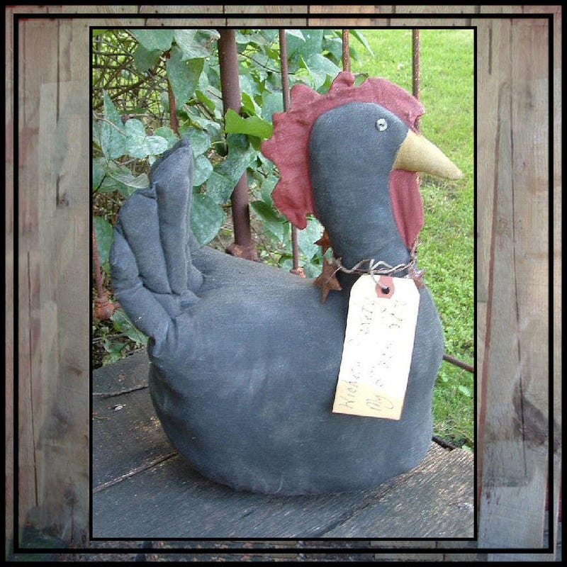 Primitive Chickens - Etsy