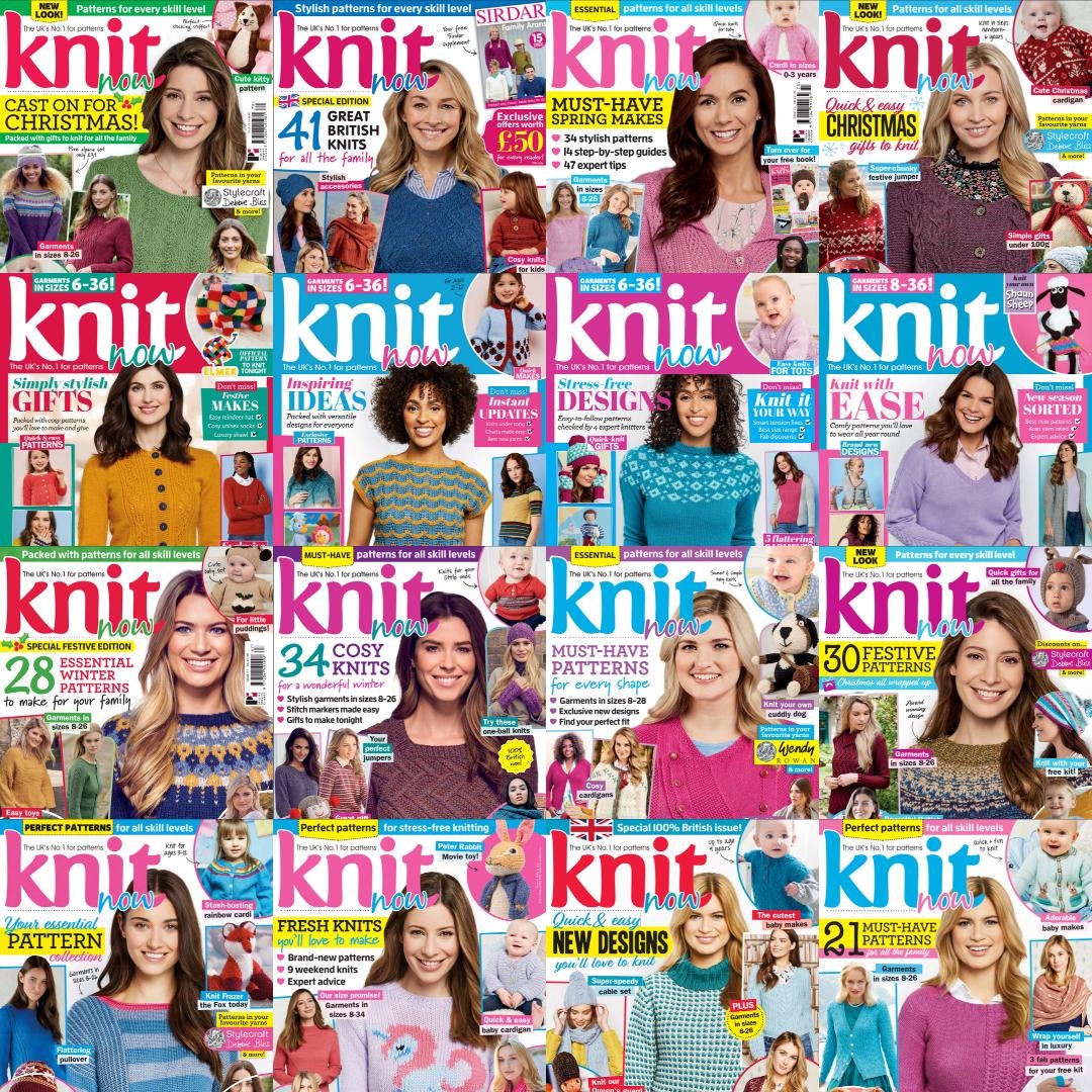 109 Knit Now Magazine Issues | Bundle of Knitting Patterns & Magazines ...